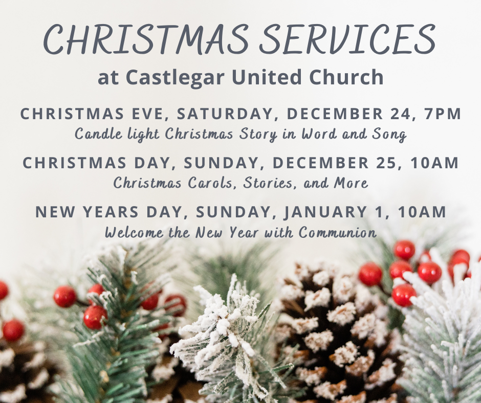 Christmas Services – Castlegar United Church