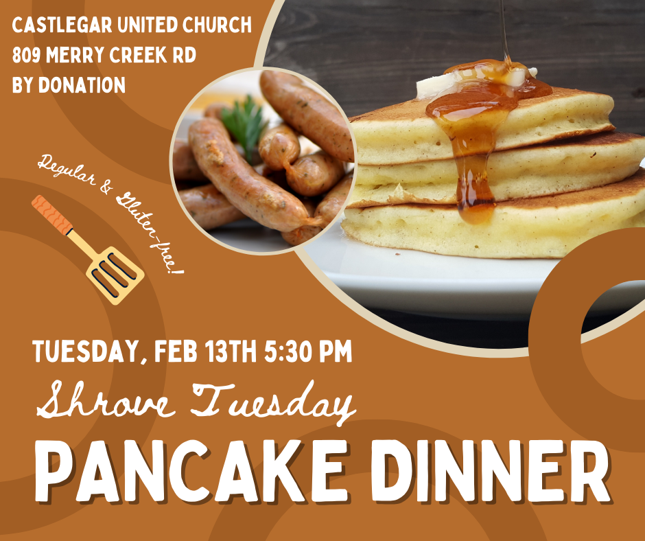 Pancake Dinner! – Castlegar United Church